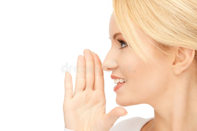 Chisme Susurrante De La Mujer Imagen de archivo - Imagen de chistoso ...