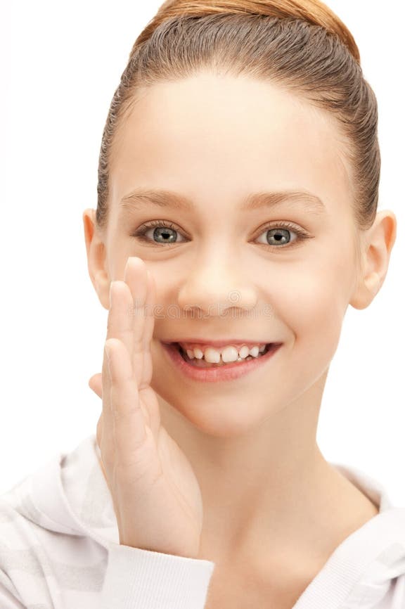 Chisme Susurrante Del Adolescente Foto de archivo - Imagen de hermoso ...