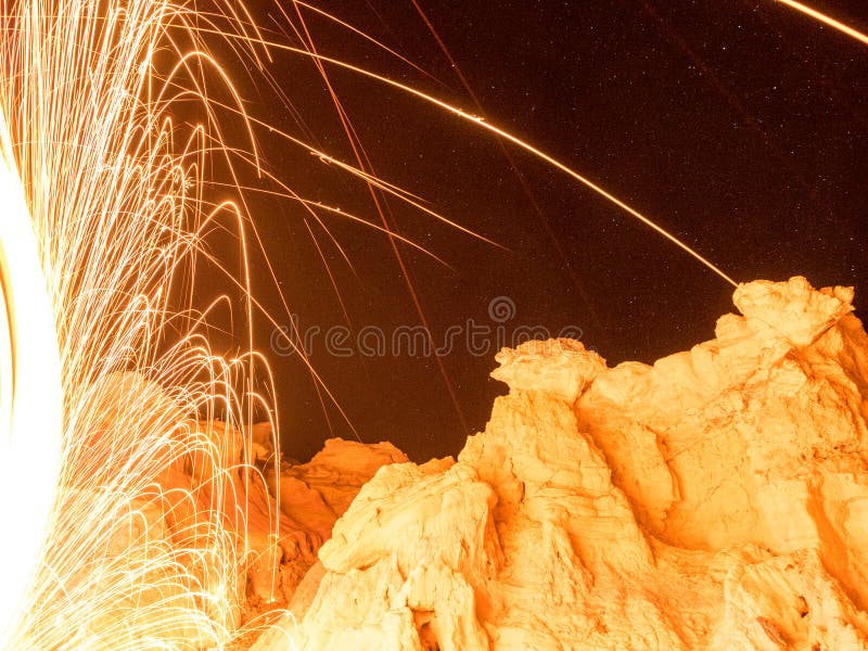 Chispa De Las Lanas De Acero Foto de archivo - Imagen de aéreo ...