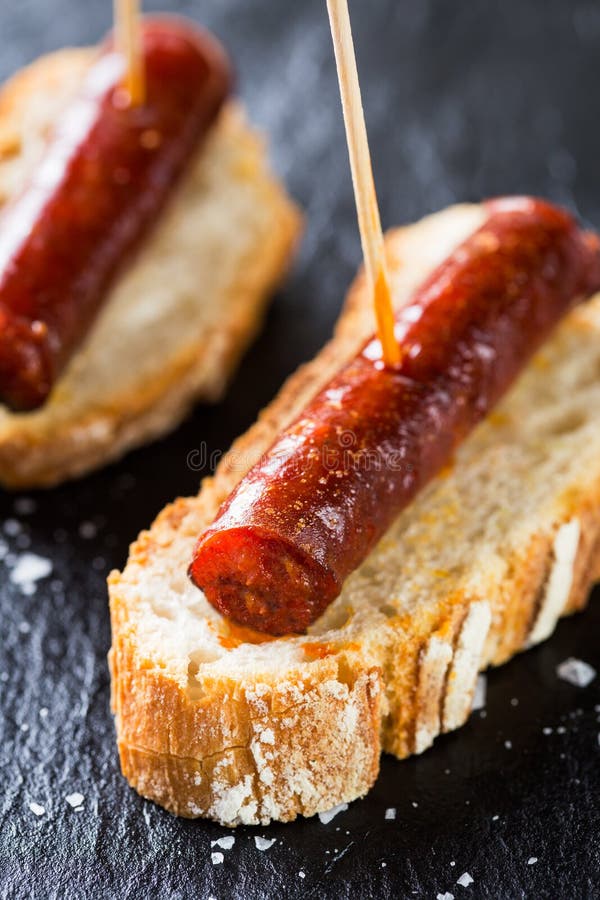 Chistorra stock image. Image of horizontal, tapas, chistorra - 46933479