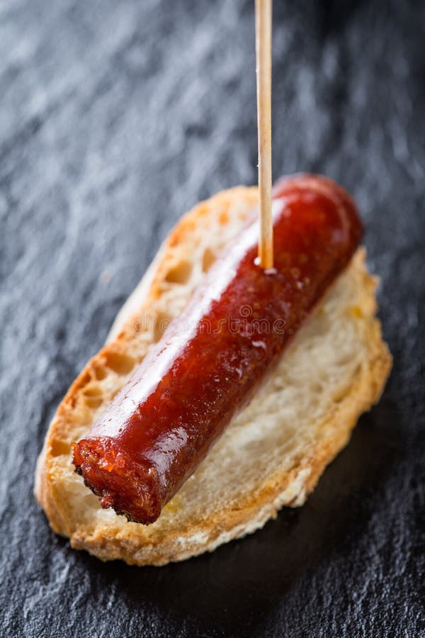 Chistorra stock image. Image of horizontal, tapas, chistorra - 46933479