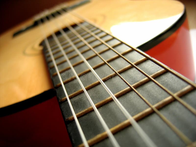 Chitarra classica fotografia stock. Immagine di hobby, acustico - 102628