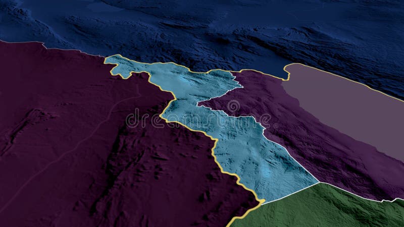 Chitipa, Malawi - Highlighted. Administrative Stock Illustration ...