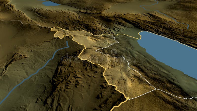 Chitipa, Malawi - Highlighted. Physical Stock Illustration ...