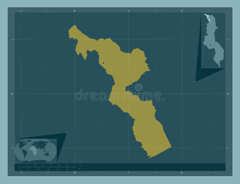 Chitipa, Malawi. Solid. Major Cities Stock Illustration - Illustration ...