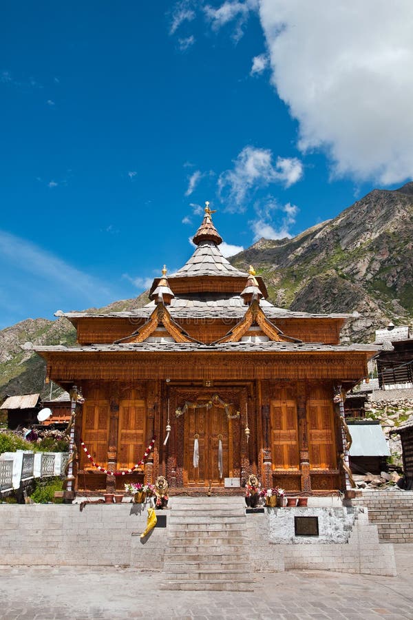Chitkul temple stock image. Image of colorful, beauty - 28663695