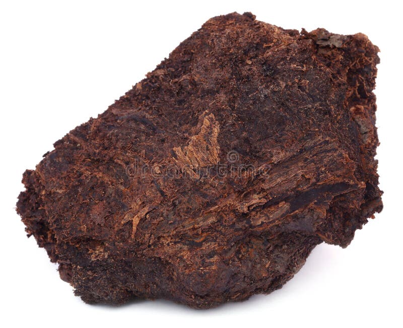 Chiuda Su Del Blocchetto Della Torba Immagine Stock - Immagine di ...