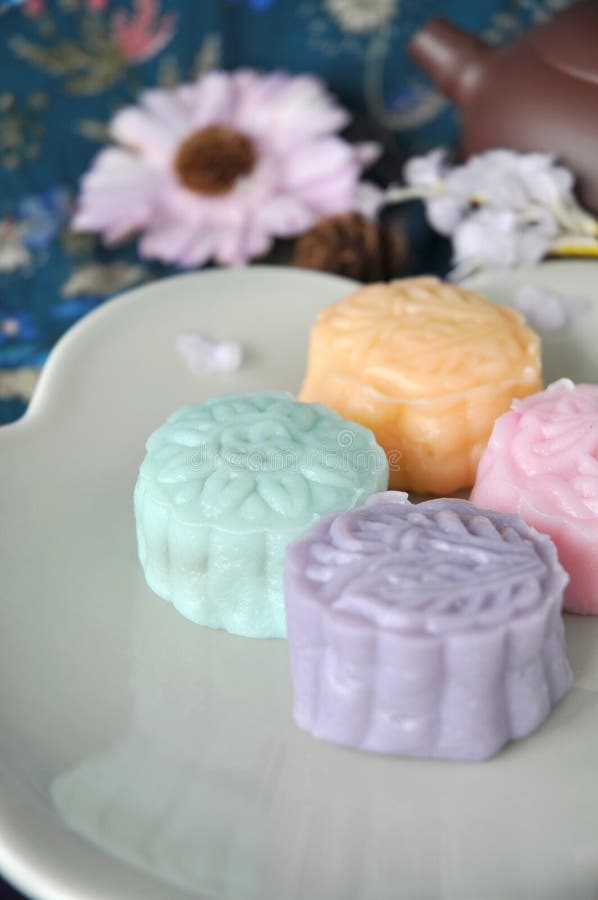 Mooncake Del Primo Piano, Pasticcerie Per L'mezzo Autunno Cinese ...