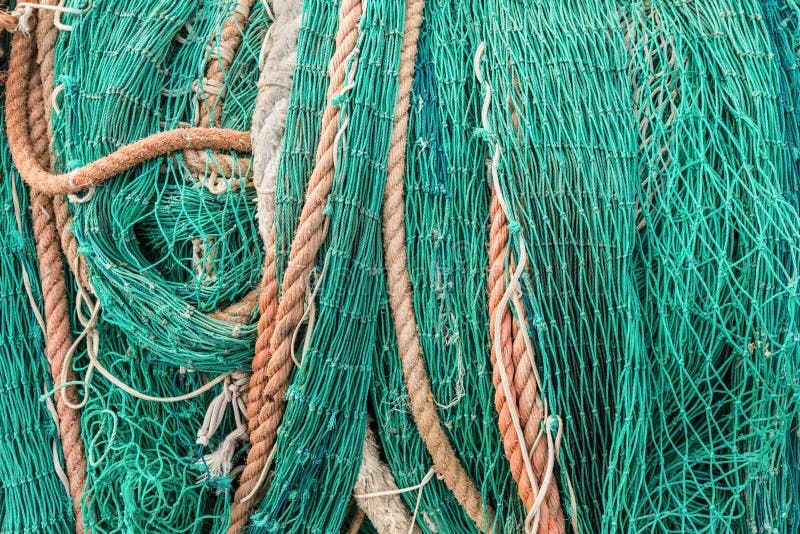 Rete Di Pesca Professionale Fotografia Stock - Immagine di sezioni ...