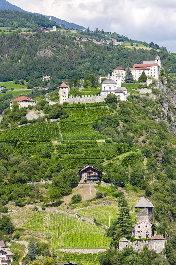 Chiusa (Klausen) in Dolomites, Italy Stock Photo - Image of chiusa ...