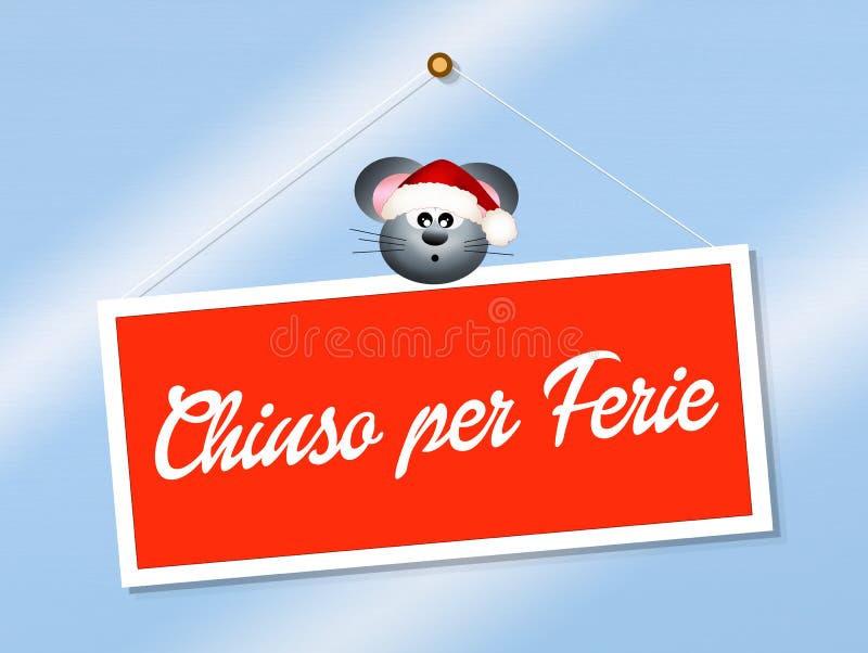 Chiuso per le feste illustrazione di stock. Illustrazione di negozio ...