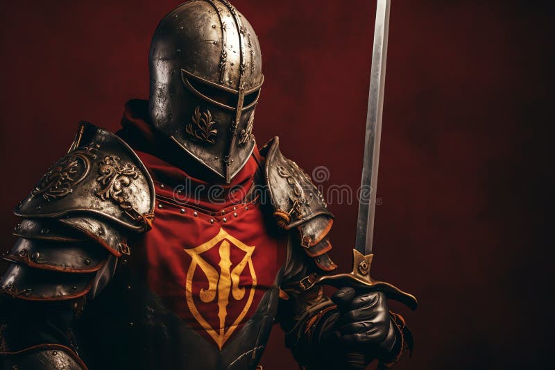 Chivalry Code Medieval Fantasy Photo Stock Illustration - Illustration ...