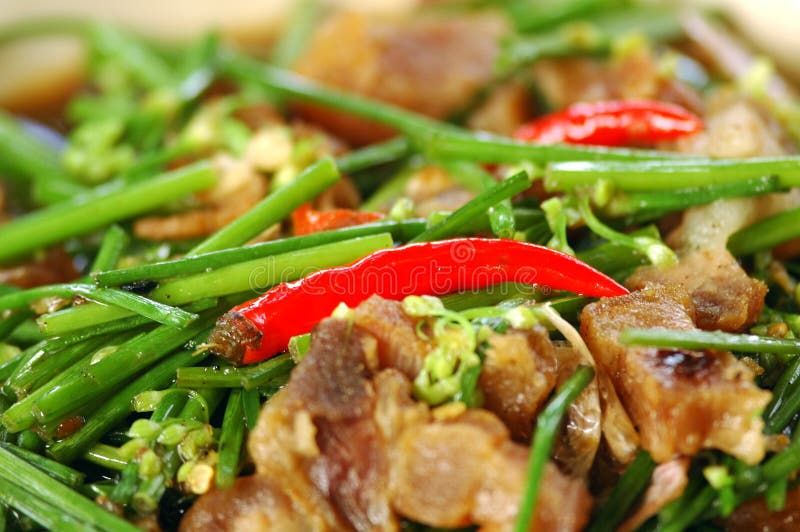 Chive Flowers (Dok Gui Chai) Stock Image - Image of beauty, head: 16375505