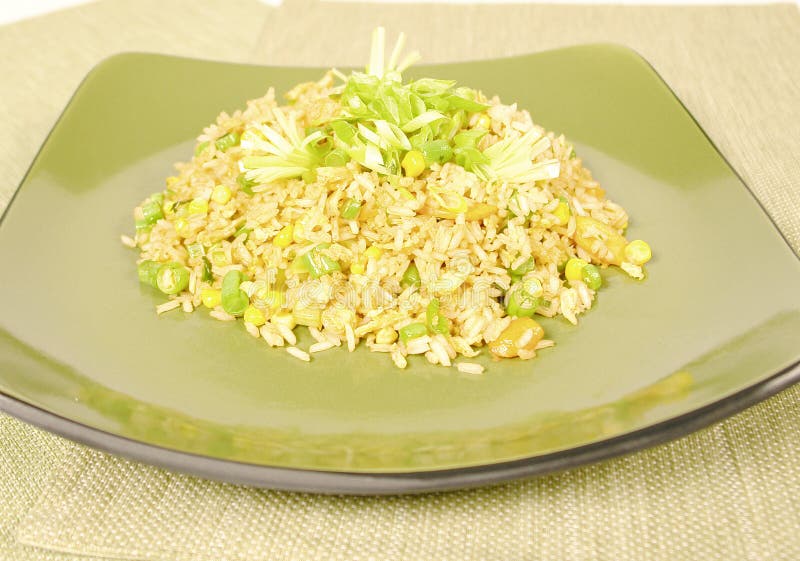 Chive rice stock photo. Image of rice, carbohydrates, gourmet - 2816700