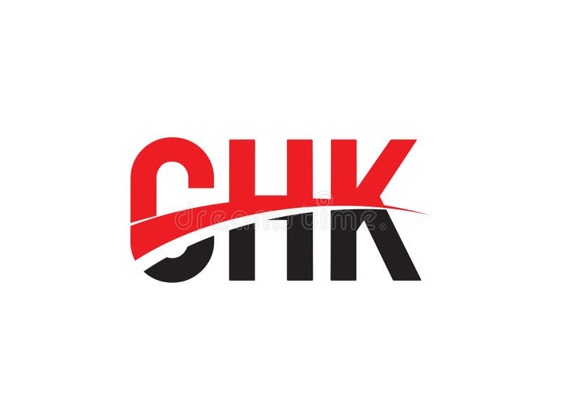 CHK Letter Initial Logo Design Vector Illustration Stock Vector ...