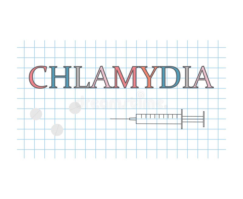 Chlamydia Word on Checkered Paper Sheet Stock Vector - Illustration of ...