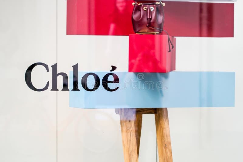 Chloe show windows editorial image. Image of graphic - 84163980
