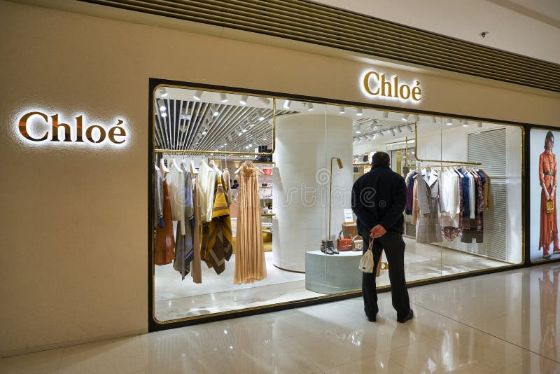 Chloe store in Hong Kong editorial stock image. Image of dress - 294460229