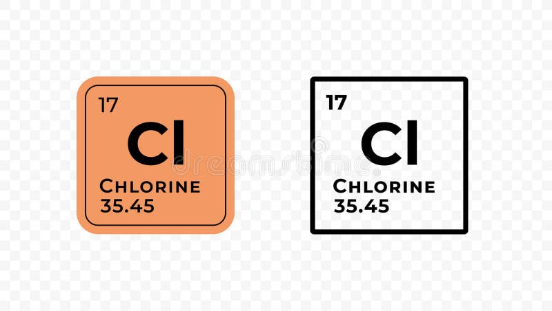 Chlorine, Chemical Element of the Periodic Table Vector Stock Vector ...