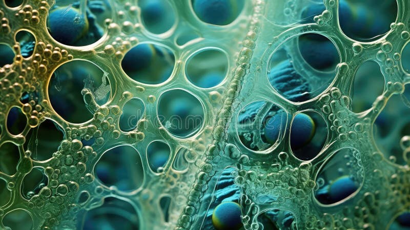 Chlorophyll Blue Green Algae Stock Illustration - Illustration of ...