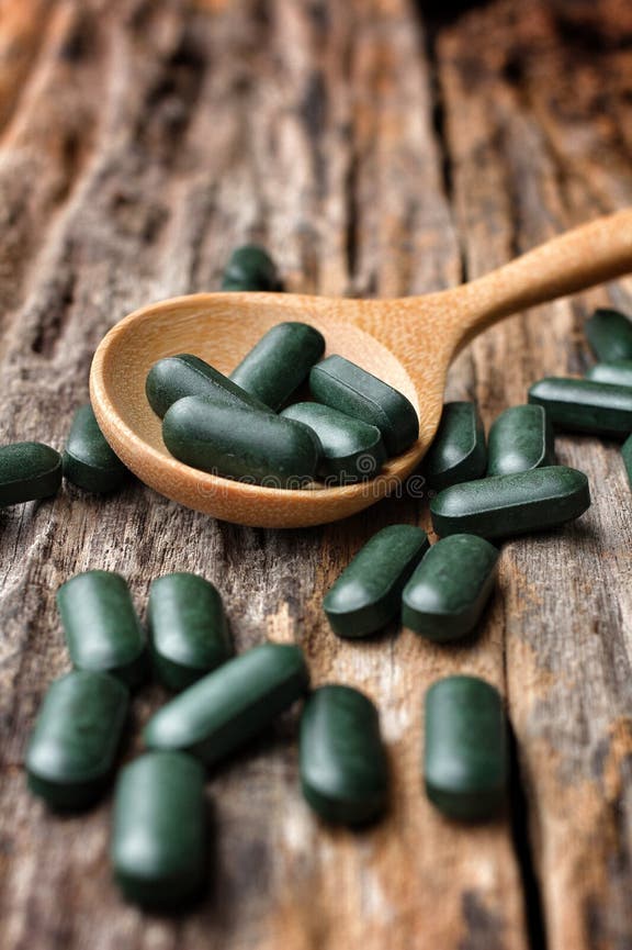 Chlorophyll pill stock photo. Image of medication, chlorophyll - 34548384