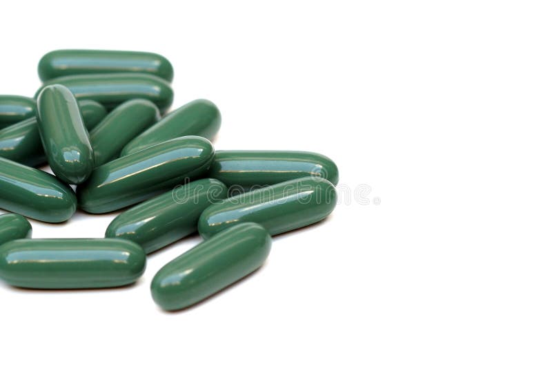 Chlorophyll tablets stock image. Image of moisture, medicine - 76588475