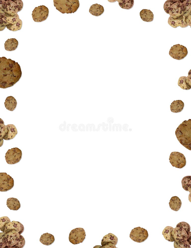 174 Chocolate Chip Cookie Border Stock Photos - Free & Royalty-Free ...