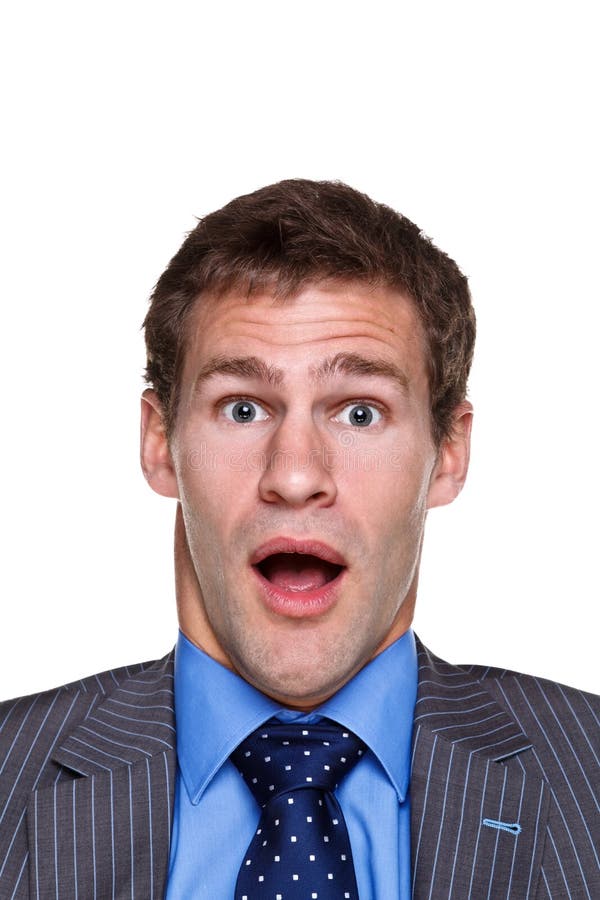 Un Homme Ouvre La Bouche, émerveillé Photo stock - Image du expression ...