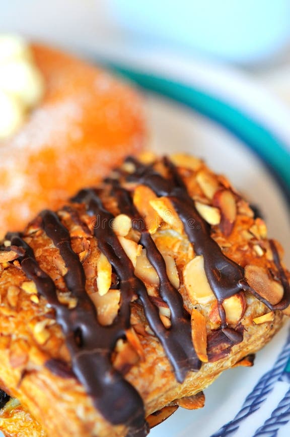 Chocholate danish stock image. Image of pastry, sweet - 18635117