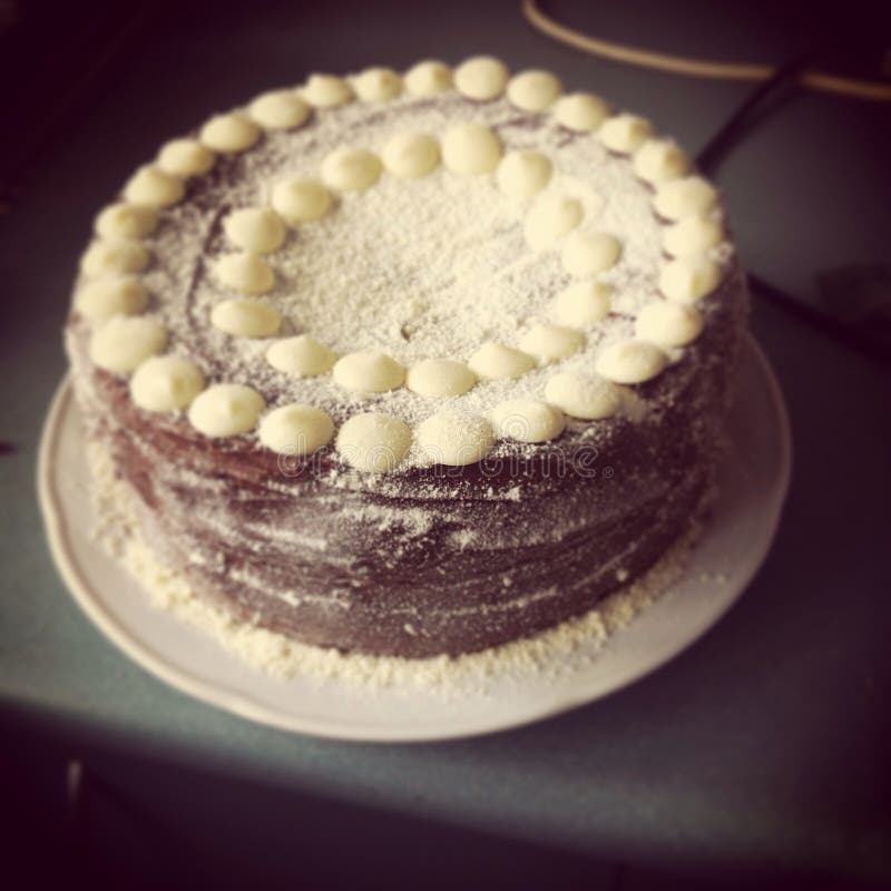 Choco cake stock image. Image of home, birthday, cake - 46190495