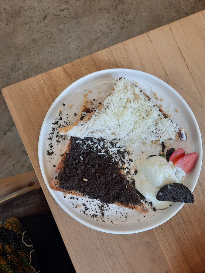 Choco cheese toast stock image. Image of dish, dairy - 278427933