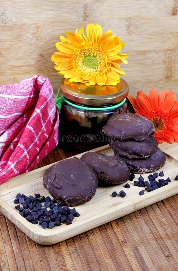 Choco chip cookies stock image. Image of desert, chip - 108471195