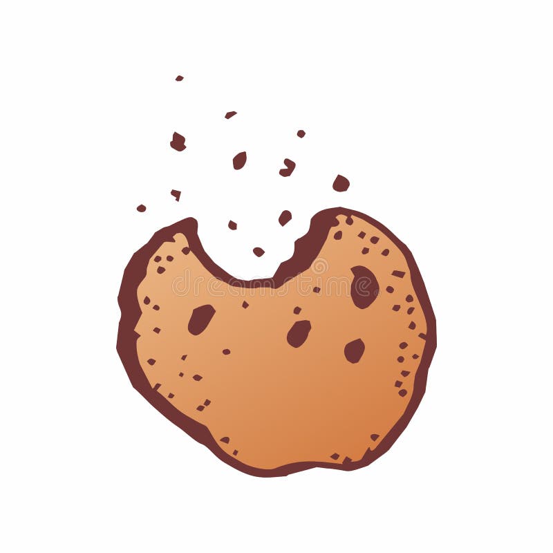 Choco Chips Vector Illustration Template Stock Vector - Illustration of ...