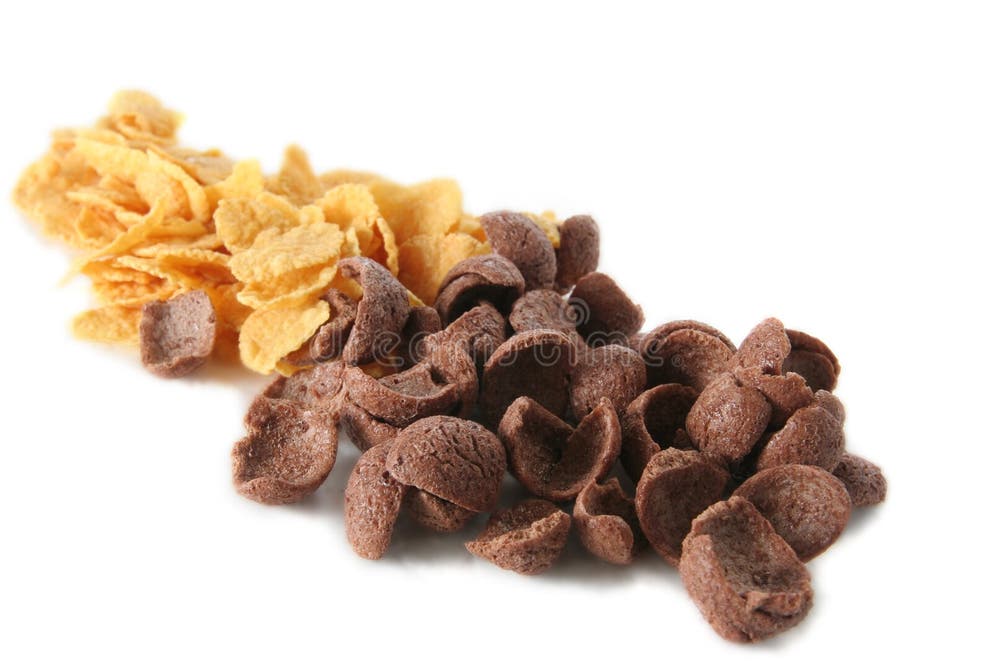 Choco and corn flakes stock photo. Image of frosted, crops - 4972332