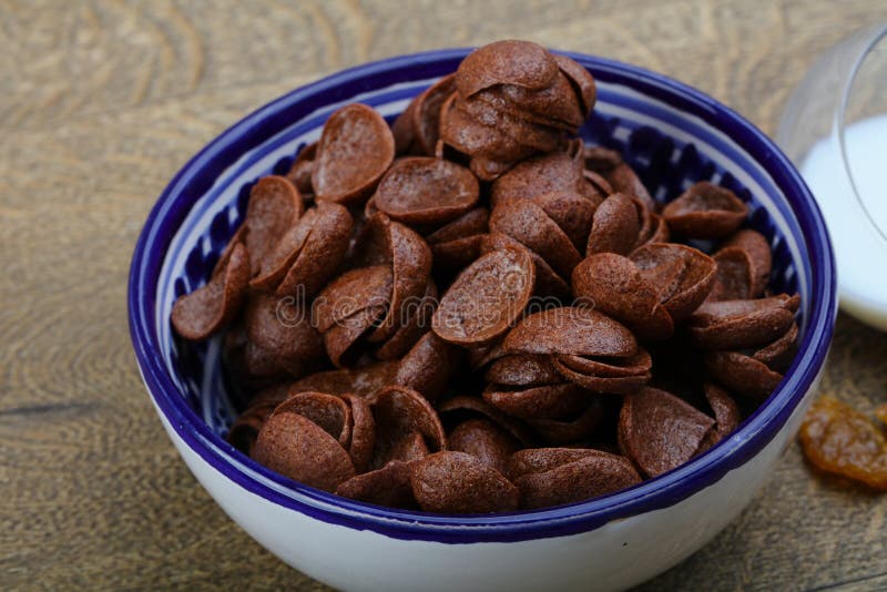Choco corn flakes stock image. Image of musli, dieting - 111780545