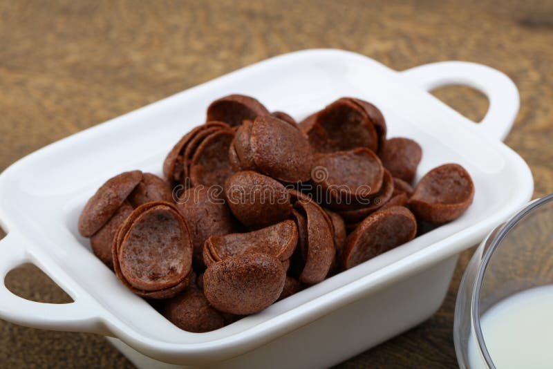 Choco corn flakes stock image. Image of flake, food - 111795179