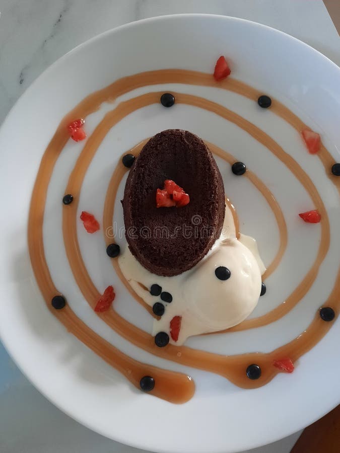 Choco lava favourite stock image. Image of breakfast - 278427901