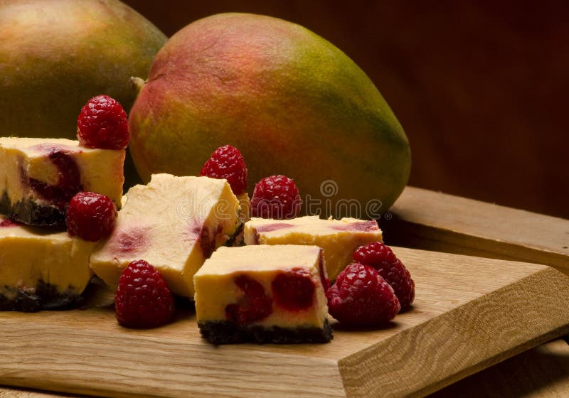 Mango and Raspberry Ice Cream Stock Image - Image of healthy, sugar ...