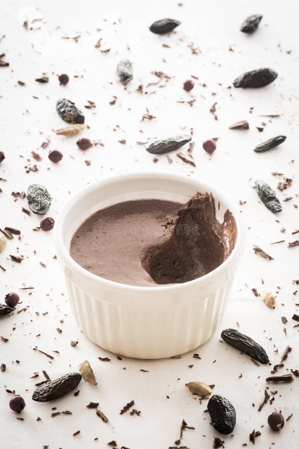 Choco mousse stock photo. Image of white, tonka, brown - 60701866