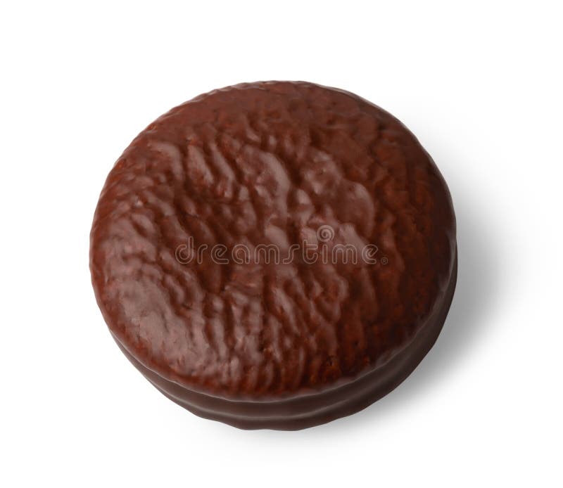 Choco Pie Chocolate Biscuits Stock Image - Image of cocoa, closeup ...