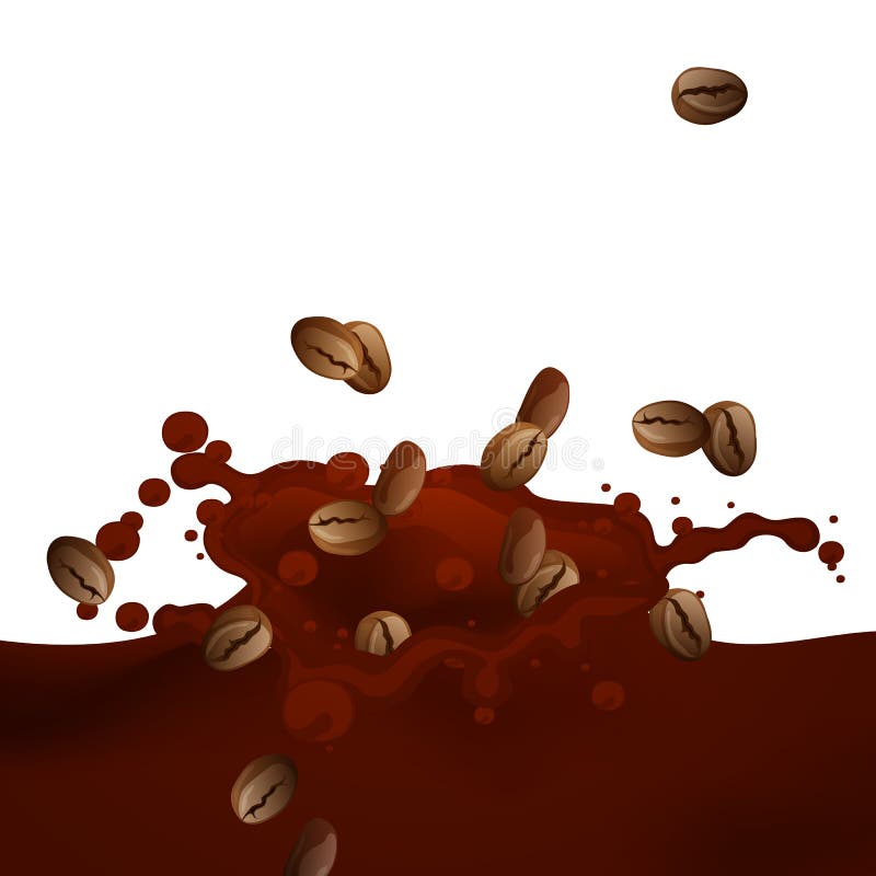 Choco Splash stock illustration. Illustration of drop - 27554554