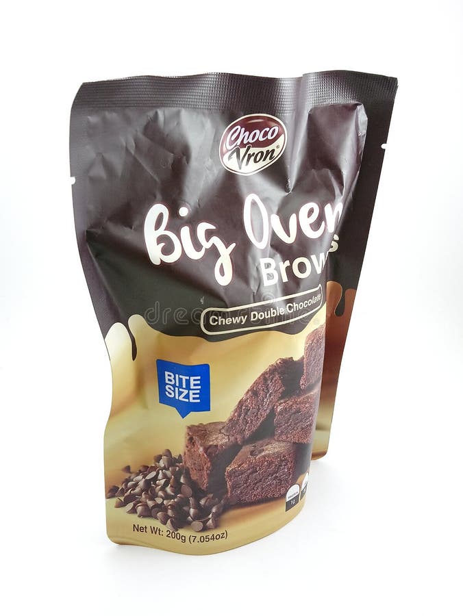 Choco Vron Big Oven Brownies in the Philippines Editorial Image - Image ...