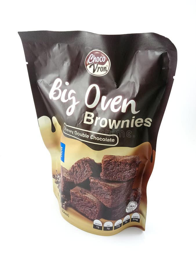 Choco Vron Big Oven Brownies in the Philippines Editorial Stock Image ...