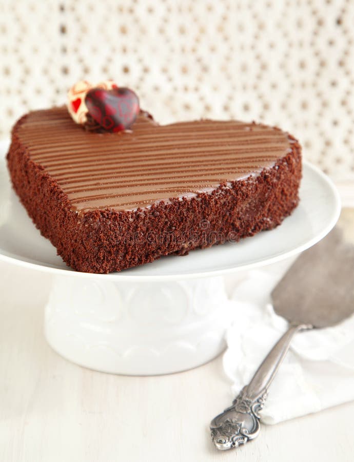 Chocoladecake Met Frambozen Stock Afbeelding - Image of ...