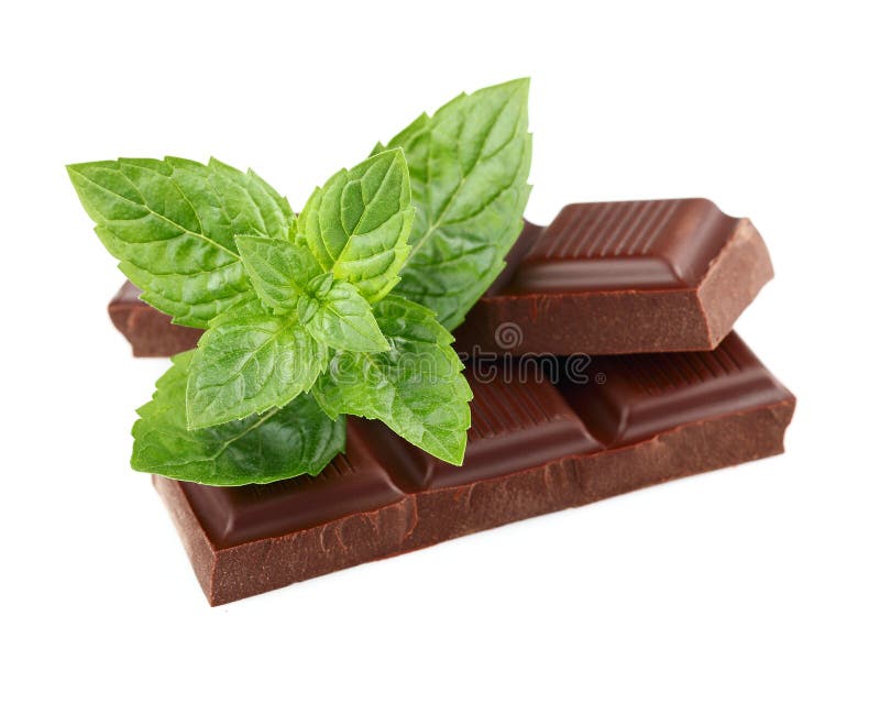 Chocolat à la menthe image stock. Image du couleur, crème - 26437595