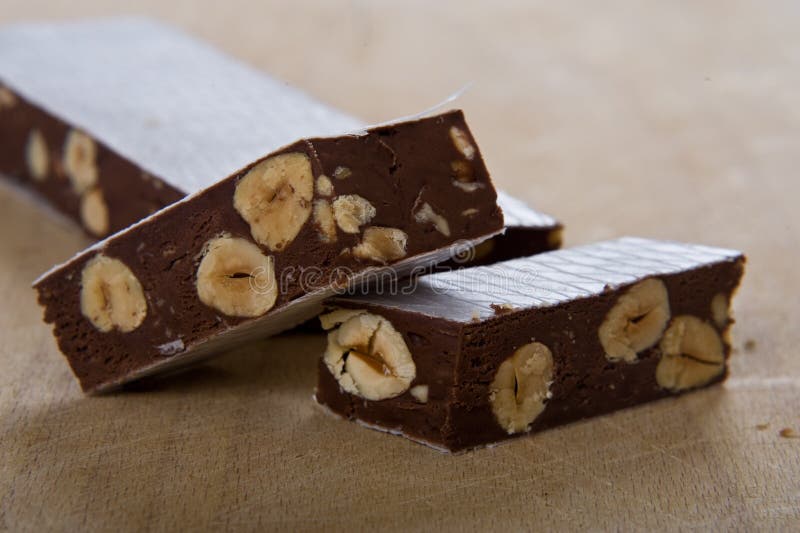 Turron, Dessert Espagnol Traditionnel Photo stock - Image du biscuit ...