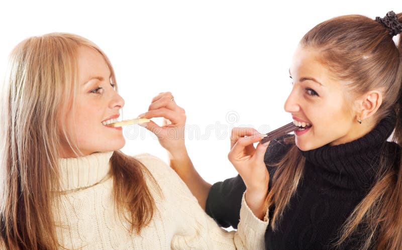Chocolate stock photo. Image of couple, blond, brown - 10892546