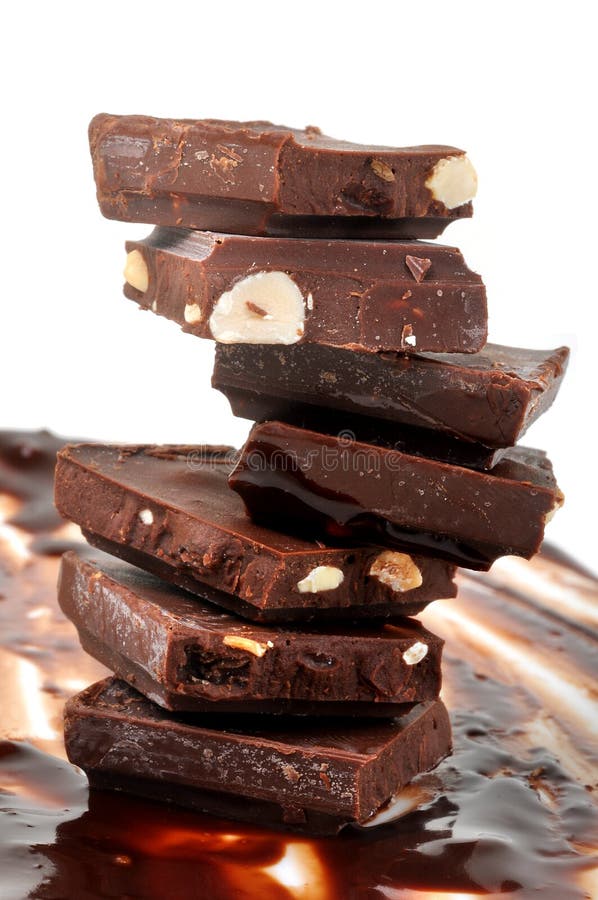 Dark chocolate stock photo. Image of chocolate, piece - 14528728