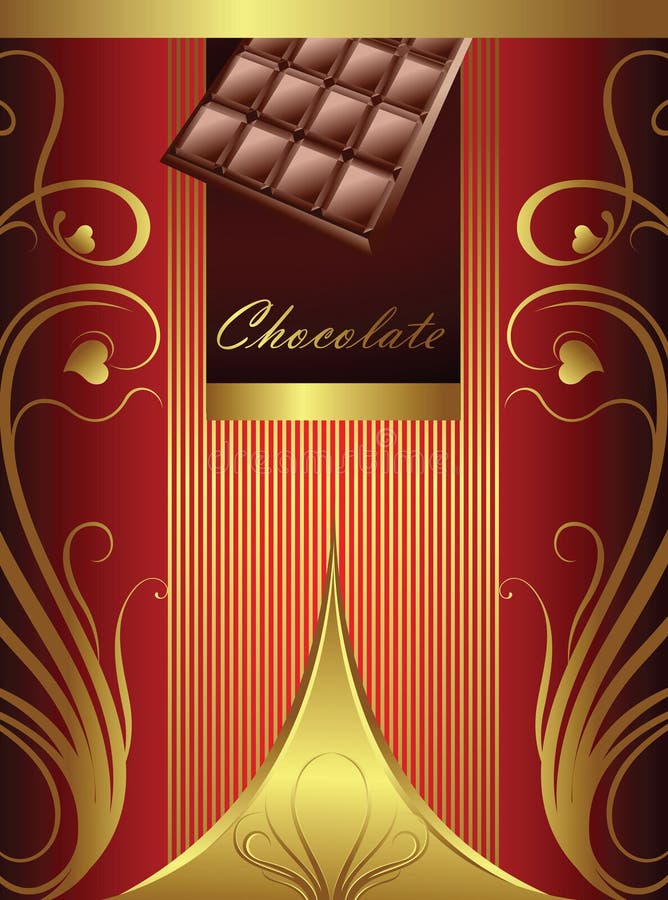 Abstract Chocolate Curve stock illustration. Illustration of curve ...