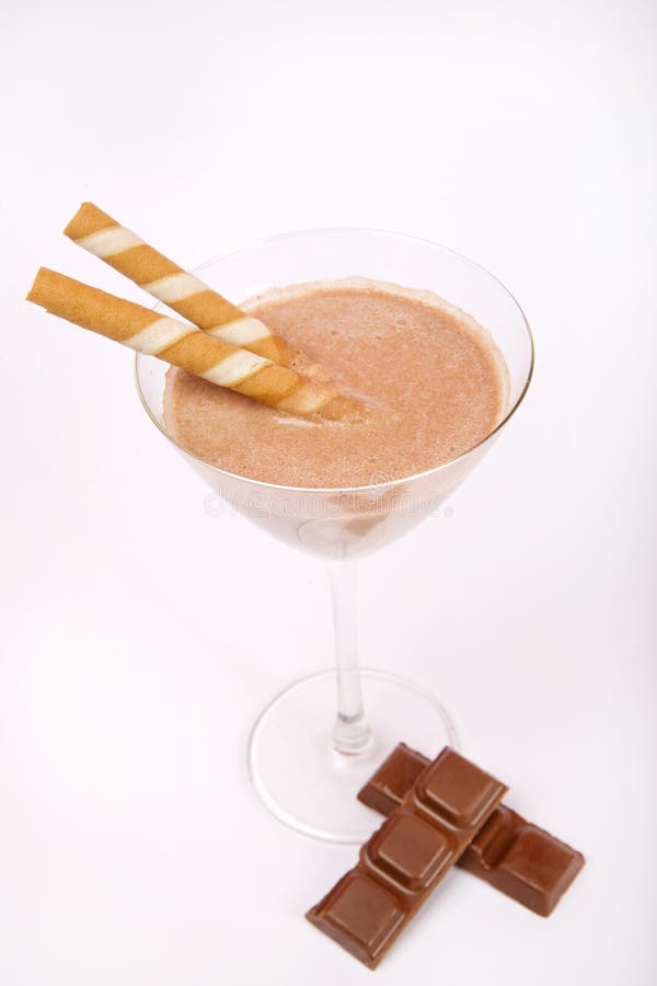 Chocolate Alcohol Drink stock image. Image of cool, glass - 9915621